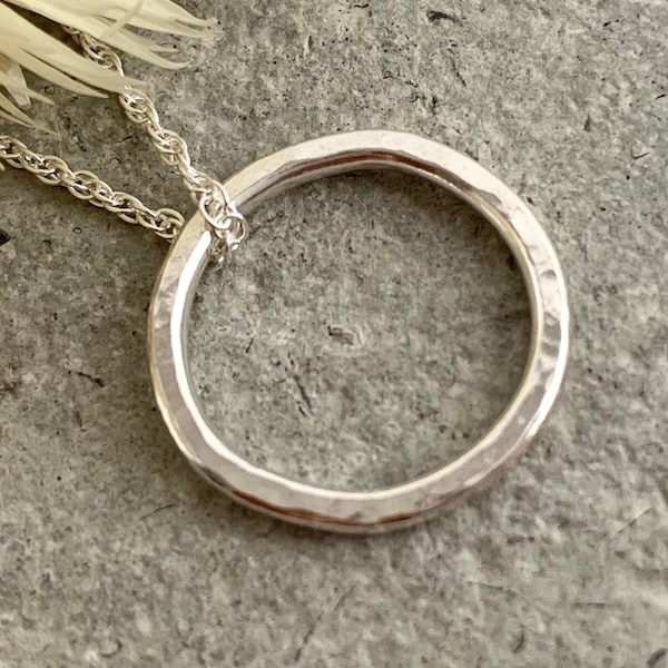 Small Circle Pendant - Etsy