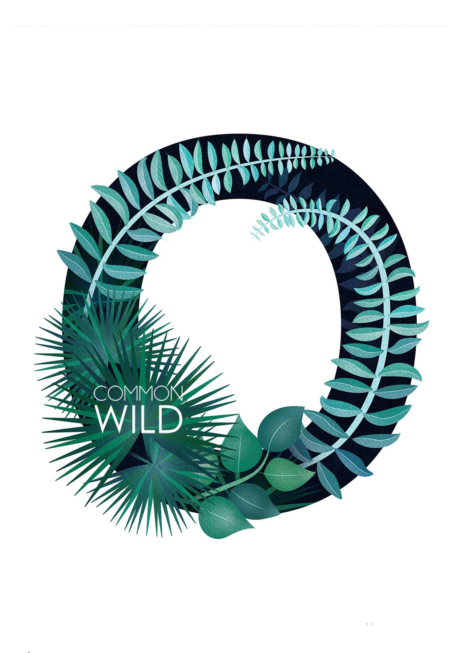 Letter O Printable monogram printable art jungle nursery | Etsy