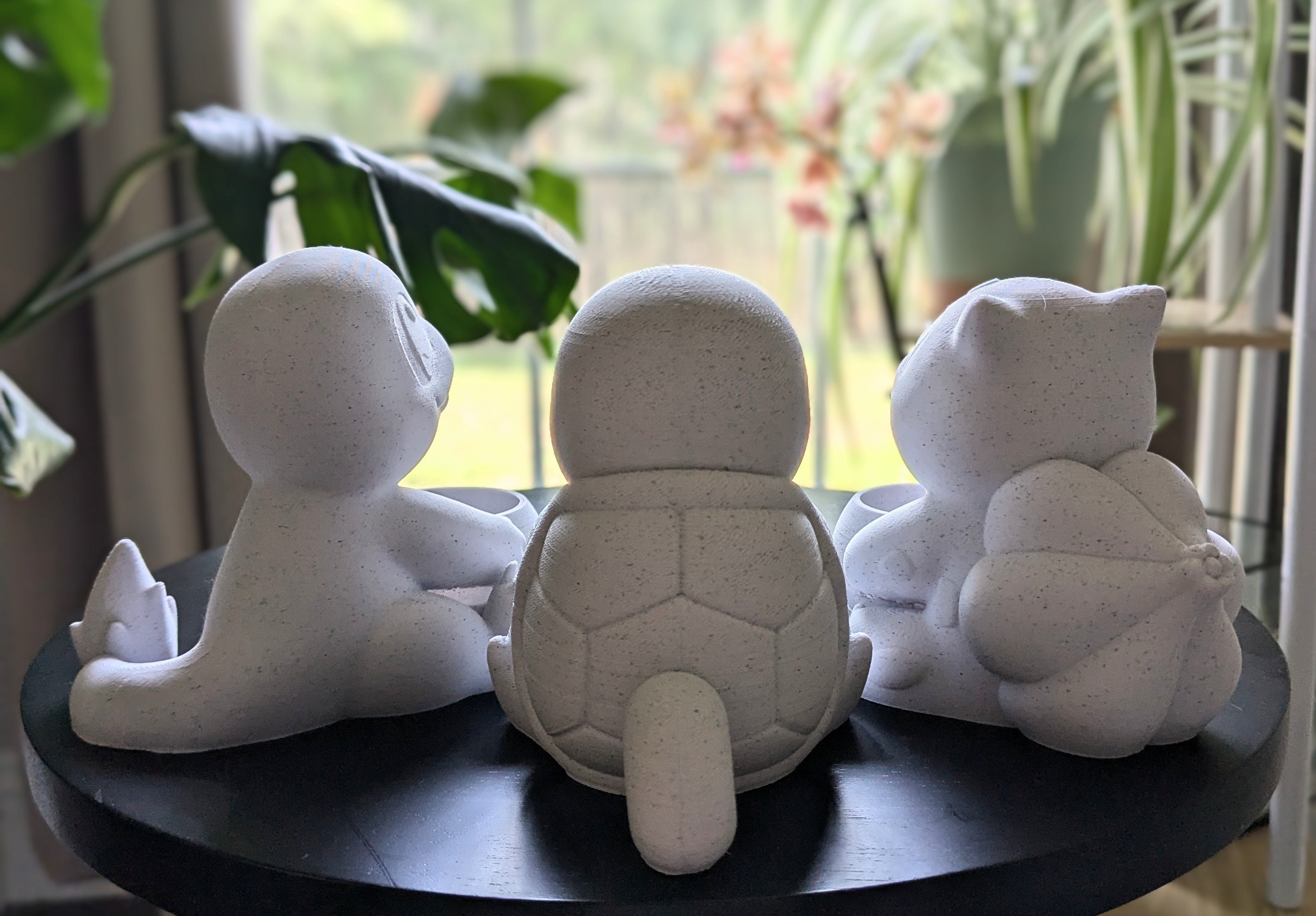 Pokemon Bulbasaur Pot With Poké Ball Tray White Marble PLA - Etsy