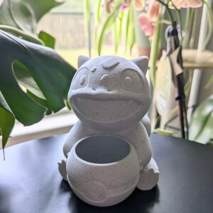 Pokemon Bulbasaur Pot With Poké Ball Tray | White Marble PLA - Etsy