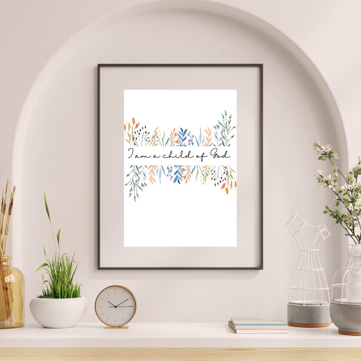 I Am a Child of God, Scripture Wall Art, Christian Gift, Bible Verse ...