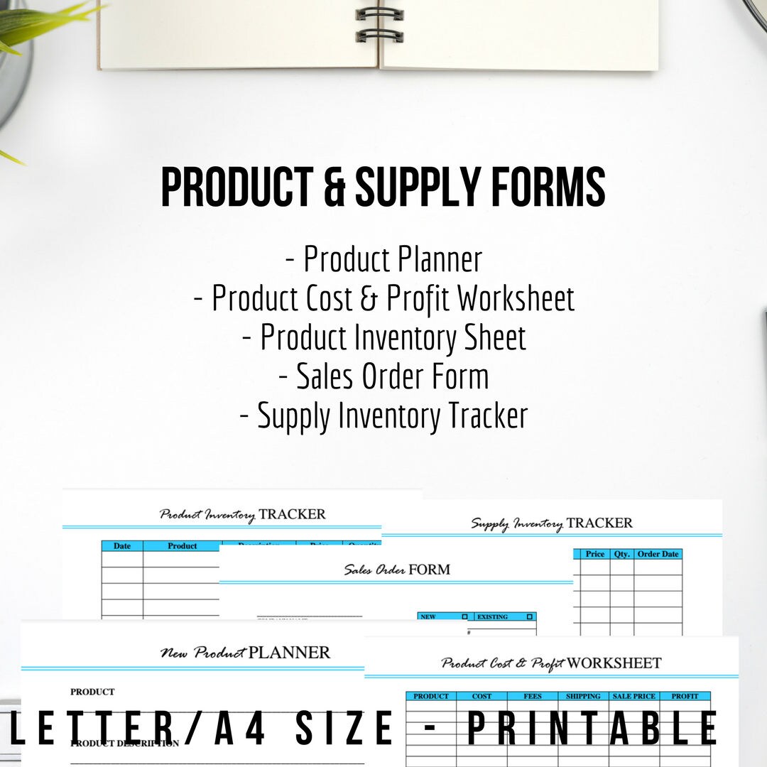 Printable Product Planner Product Cost & Profit Worksheet - Etsy