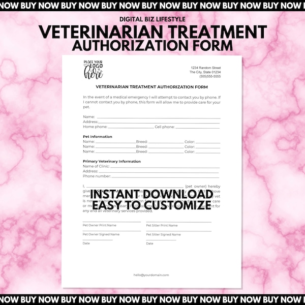Pet Sitting Forms - Etsy