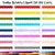 500 Rainbow Frames Clipart Set Labels, Frames Clipart Set, Border ...