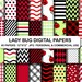 Ladybug Digital Papers, Red and Black Patterns (digital Download) - Etsy