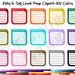100 Notes to Self Lined Page Planner Clipart, Notes to Self Clip Art ...