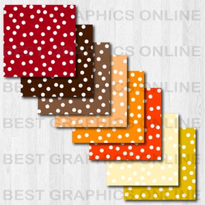 100 Confetti Polka Dot Digital Papers, Rainbow Confetti Digital Paper ...