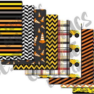 Construction Truck Digital Paper Set (40, 12x12 JPG) - Etsy