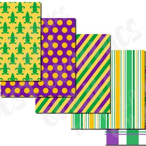 Mardi Gras Digital Papers , Carnival Digital Papers, Masquerade Digital ...