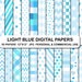 Blue Digital Background Papers, Blue Shades Colors Scrapbooking Patter ...
