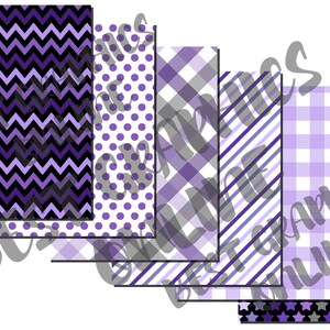 Purple and Black Digital Papers, Halloween Purple and Black Digital ...