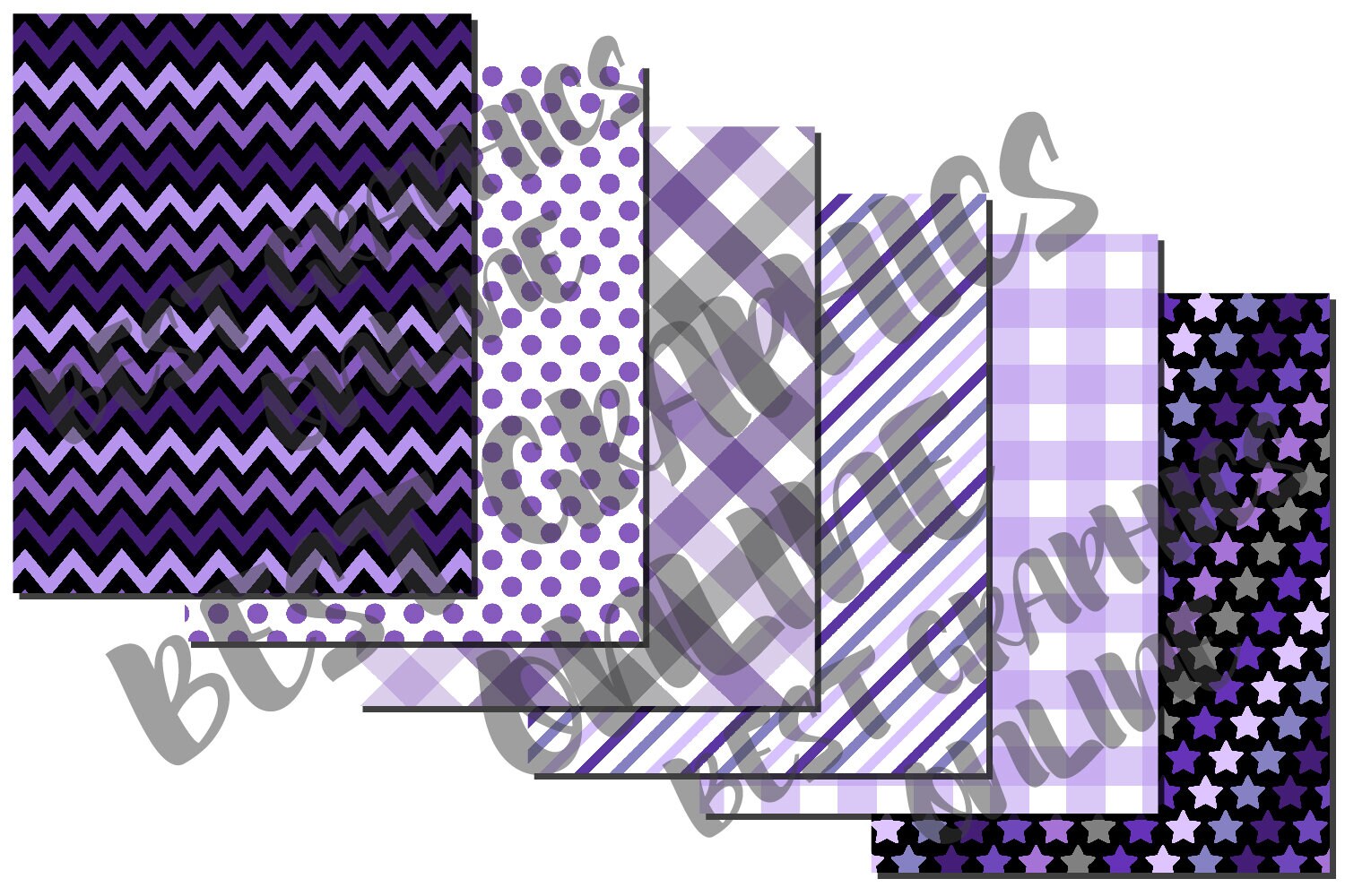 Purple and Black Digital Papers Halloween Purple and Black - Etsy