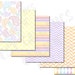 30 Pastel Rainbow Colors Digital Papers, Light Colors Pattern Papers ...