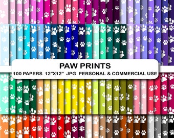 Paw Print Paper | Etsy