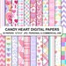 Neon Bright Digital Backgrounds Papers, Bright 90s Neon Digital Paper ...