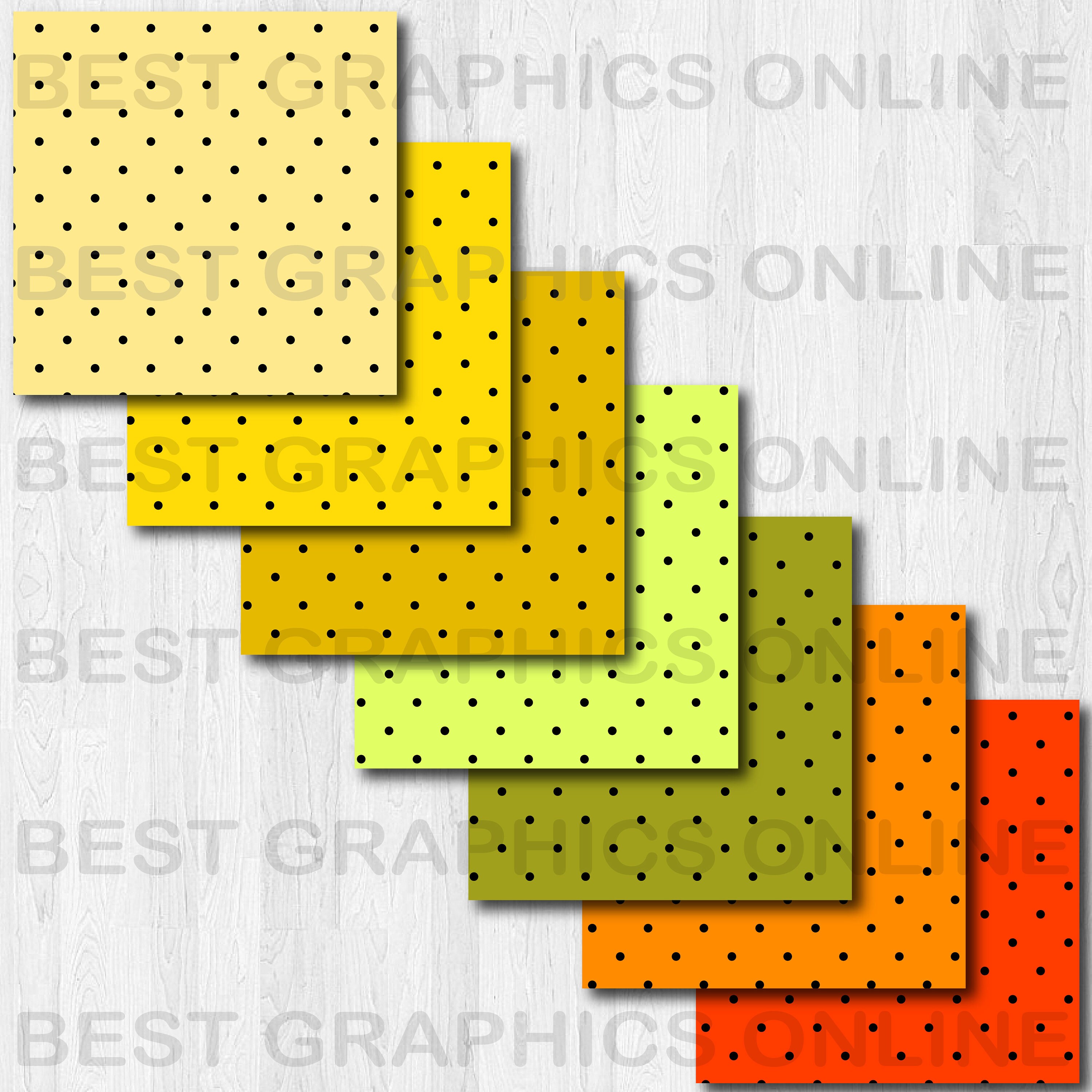 Polka Dot Digital Paper Pack Tiny Black Polka Dot Digital | Etsy