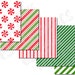 Christmas Candy Digital Papers, Christmas Pattern Background Papers ...
