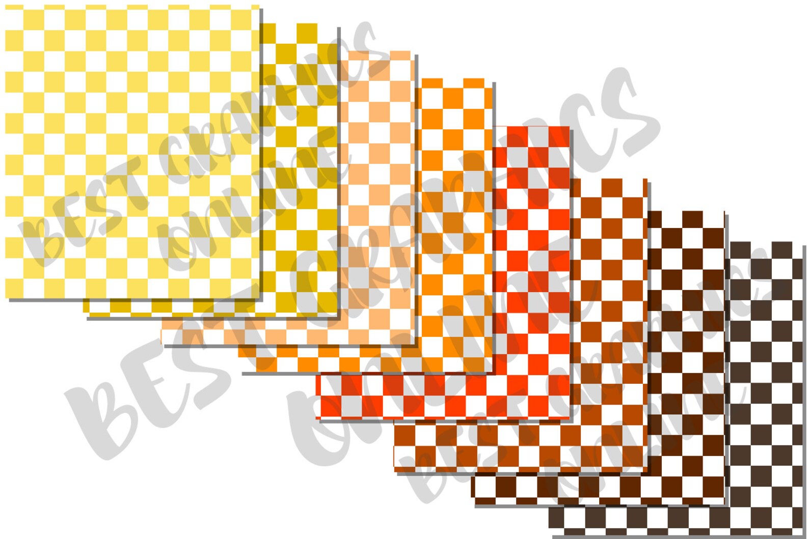 100 Checkered Digital Papers Pack Checkerboard Printable - Etsy