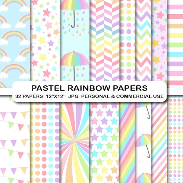 Scrapbook Background Papers - Etsy