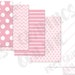 Light Pink Digital Paper Pack, Scrapbook Background (digital Download ...