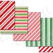 Christmas Candy Digital Papers, Christmas Pattern Background Papers ...