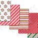 Christmas Candy Digital Papers, Christmas Pattern Background Papers ...
