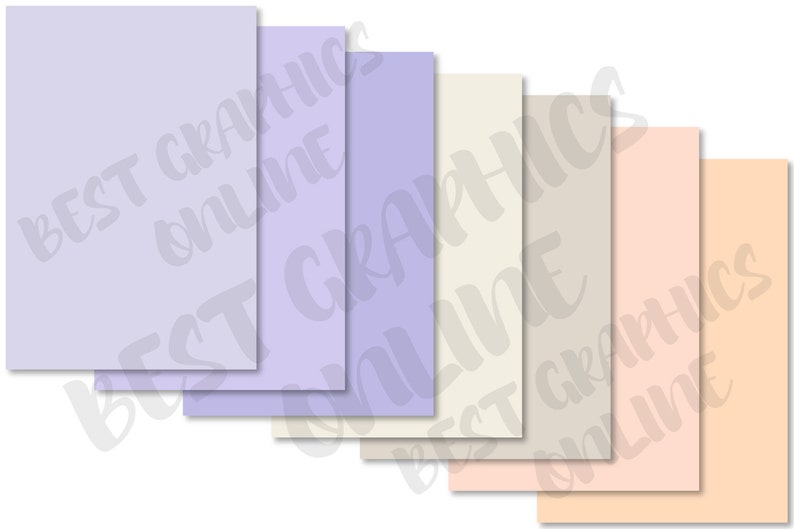 Pastel Colors Digital Background Papers Light Pastel Colors - Etsy