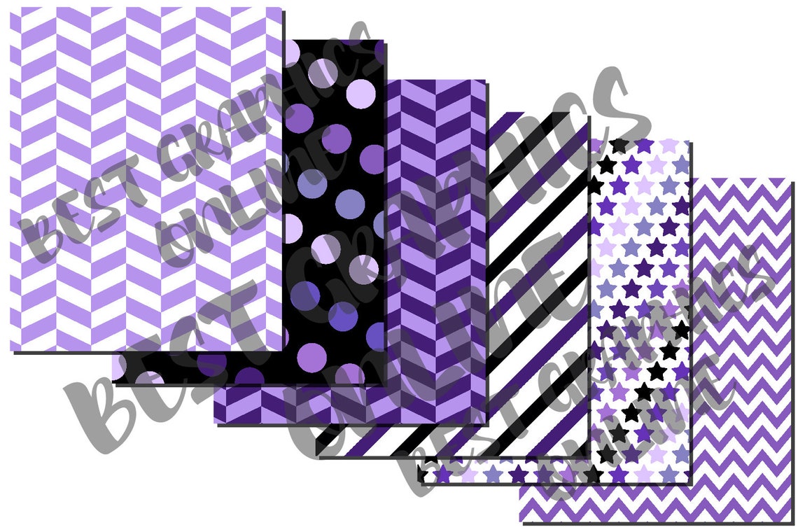 Purple and Black Digital Papers Halloween Purple and Black - Etsy