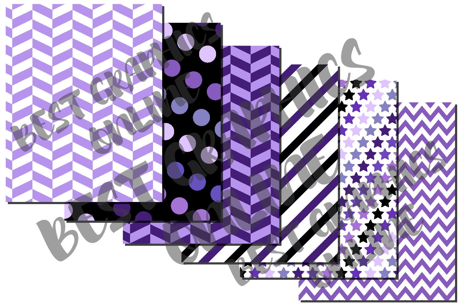 Purple and Black Digital Papers Halloween Purple and Black - Etsy