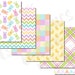 Easter Digital Papers, Easter Bunny Digital Paper, Easter Patterns ...