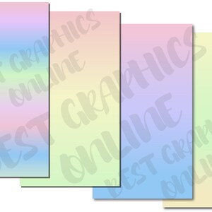 Pastel Digital Pattern Papers, Rainbow Pastel Backgrounds, Pastel Soft ...