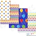 Birthday Party Digital Paper Pack, Scrapbook Backgrounds (digital ...