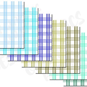 Gingham Digital Papers Set, Gingham Background Papers, Picnic Check ...