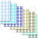 Gingham Digital Papers Set, Gingham Background Papers, Picnic Check ...