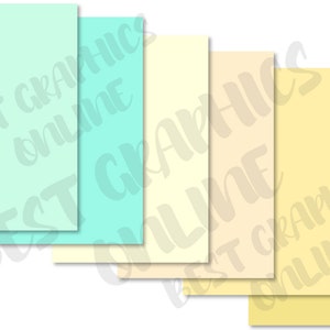 Pastel Colors Digital Background Papers, Light Pastel Colors ...