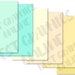 Pastel Colors Digital Background Papers, Light Pastel Colors ...