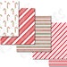 Christmas Candy Digital Papers, Christmas Pattern Background Papers ...