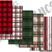 30 Plaid Pattern Scrapbook Digital Papers, Buffalo Plaid Paper Set ...
