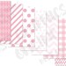 Light Pink Digital Paper Pack, Scrapbook Background (digital Download ...