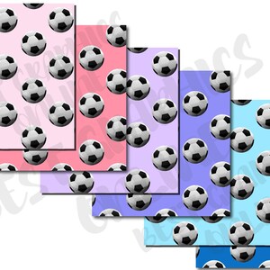 Soccer Digital Papers, Sports Papers Scrapbook Digital Papers, Sports ...