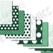 Green Polka Dot Digital Paper Pack, Saint Patricks Green Dot Digital ...