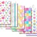 Candy Heart Paper, Valentine's Paper, Valentines Day Heart Candy Papers ...