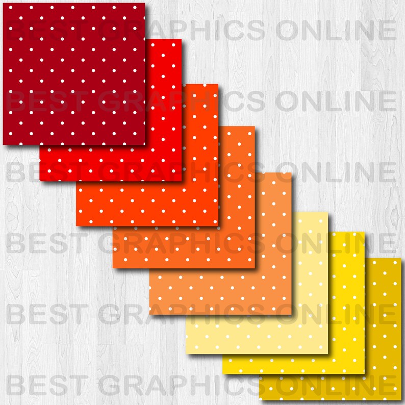 Polka Dot Digital Paper Pack Tiny White Polka Dot Digital | Etsy