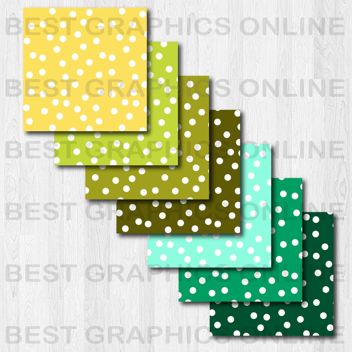 Confetti Polka Dot Digital Papers, Rainbow Background (digital Download ...