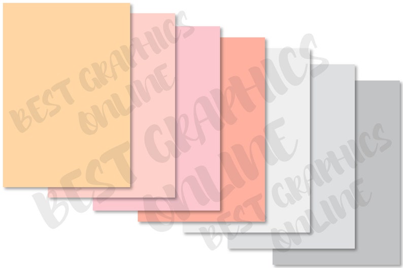 Pastel Colors Digital Background Papers Light Pastel Colors - Etsy