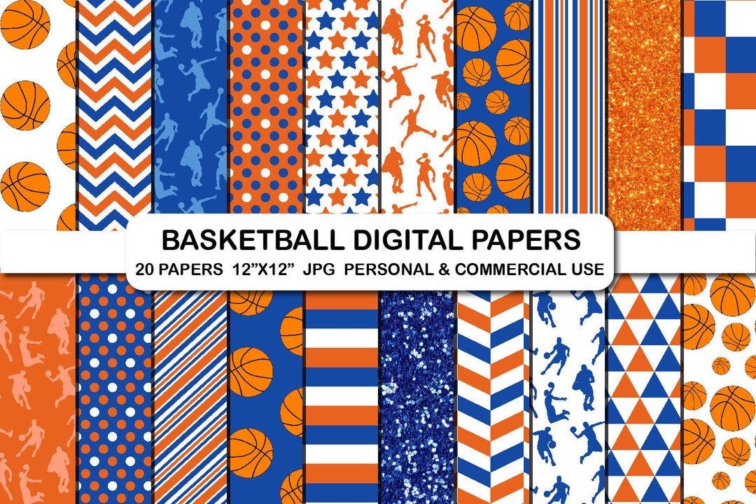 Basketball Background Papers, Basketball Sports Digital Backgrounds ...