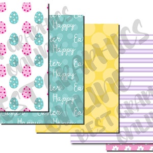 Easter Digital Papers, Easter Bunny Digital Paper, Easter Patterns ...