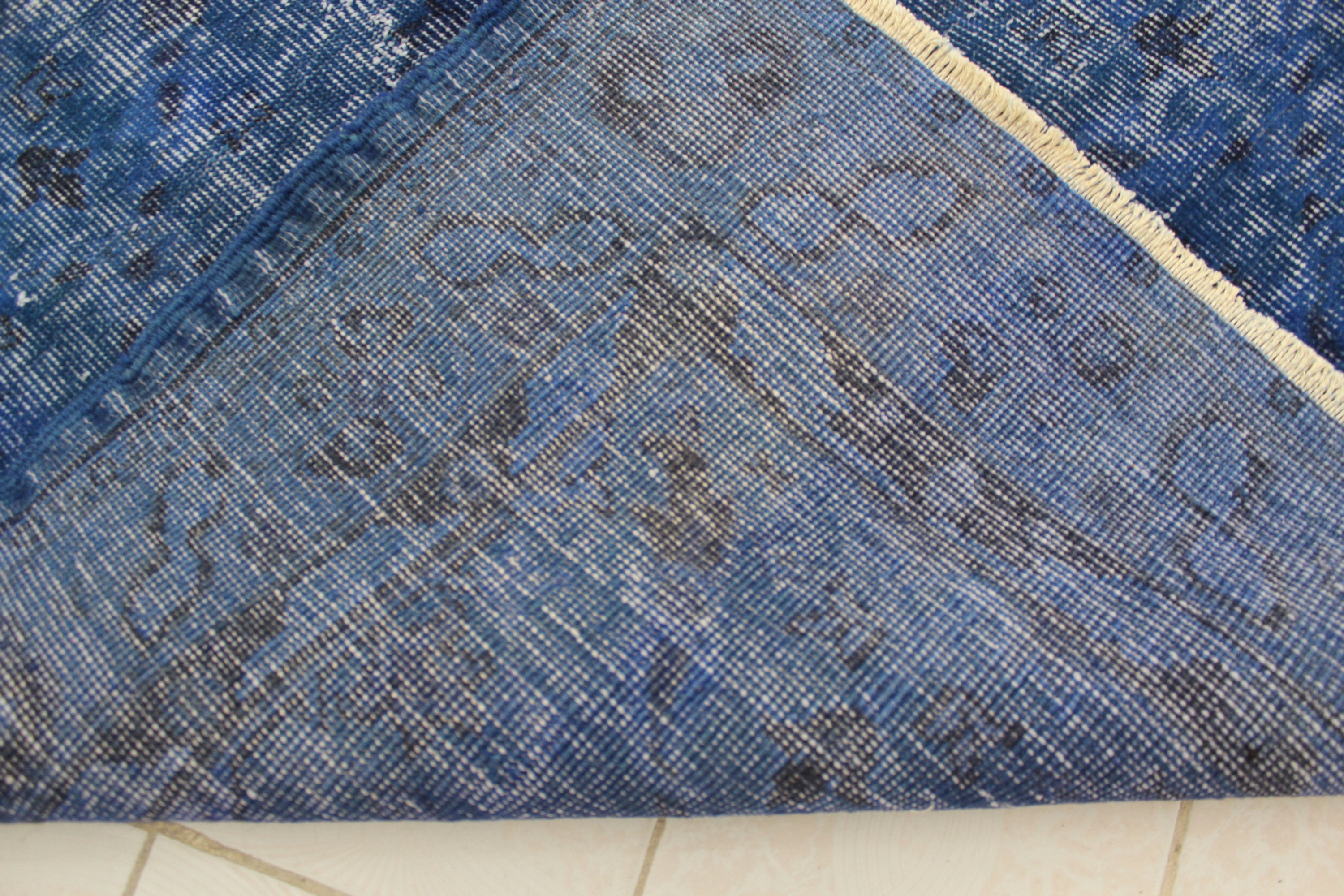 Turkish Overdyed Rug Vintage Handmade Bohemian Oushak Area | Etsy