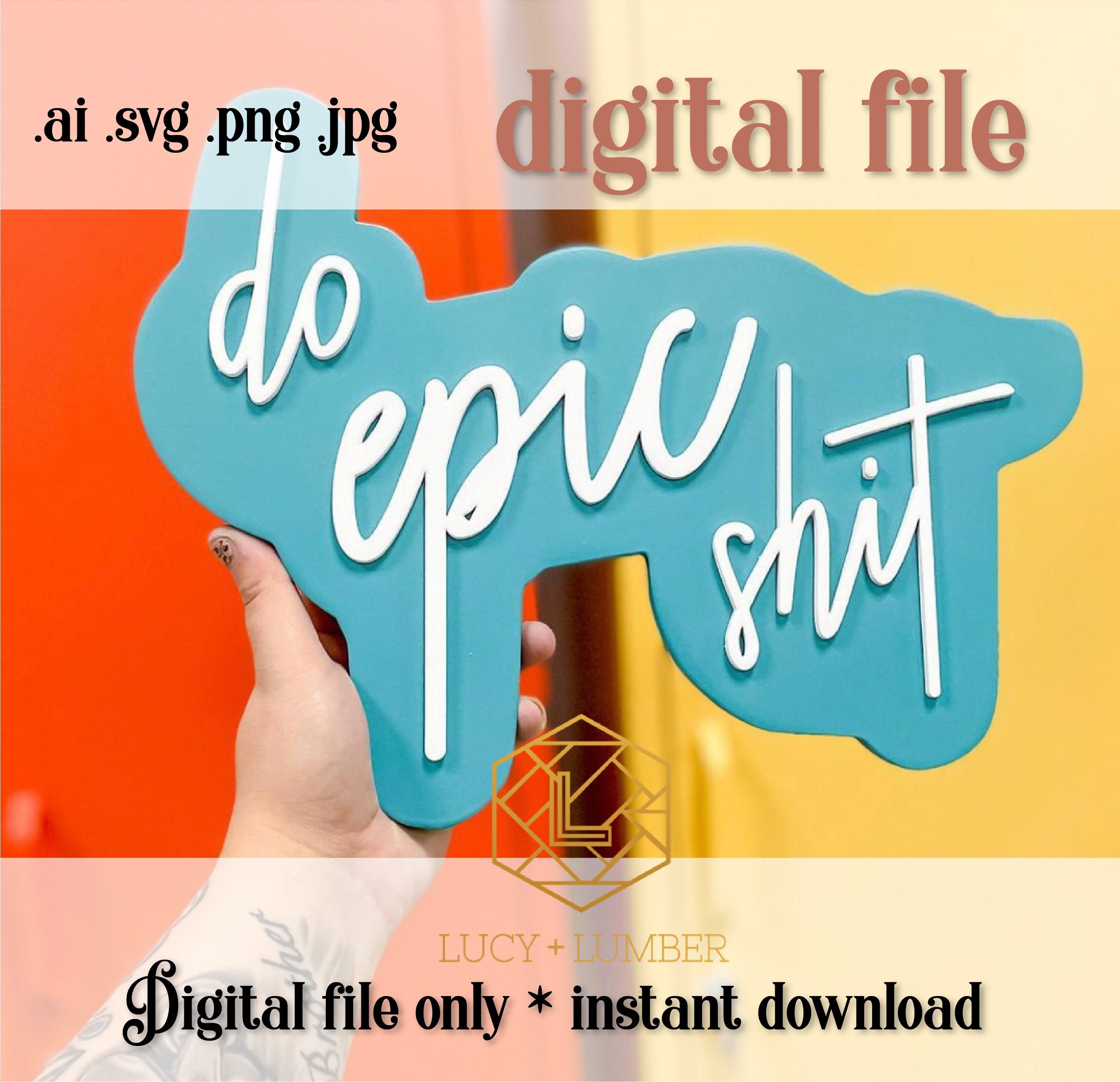 Do Epic Shit SVG - Etsy