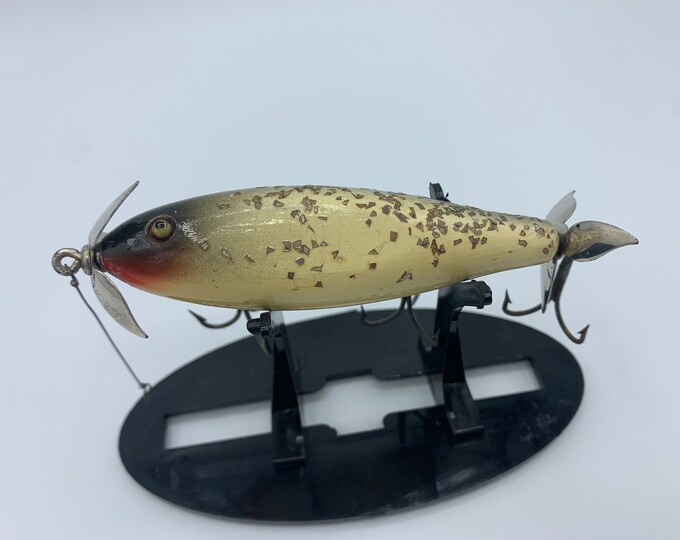 Vintage Pflueger Scoop Minnow Fishing Lure - No. 9303 Silver Sparks ...